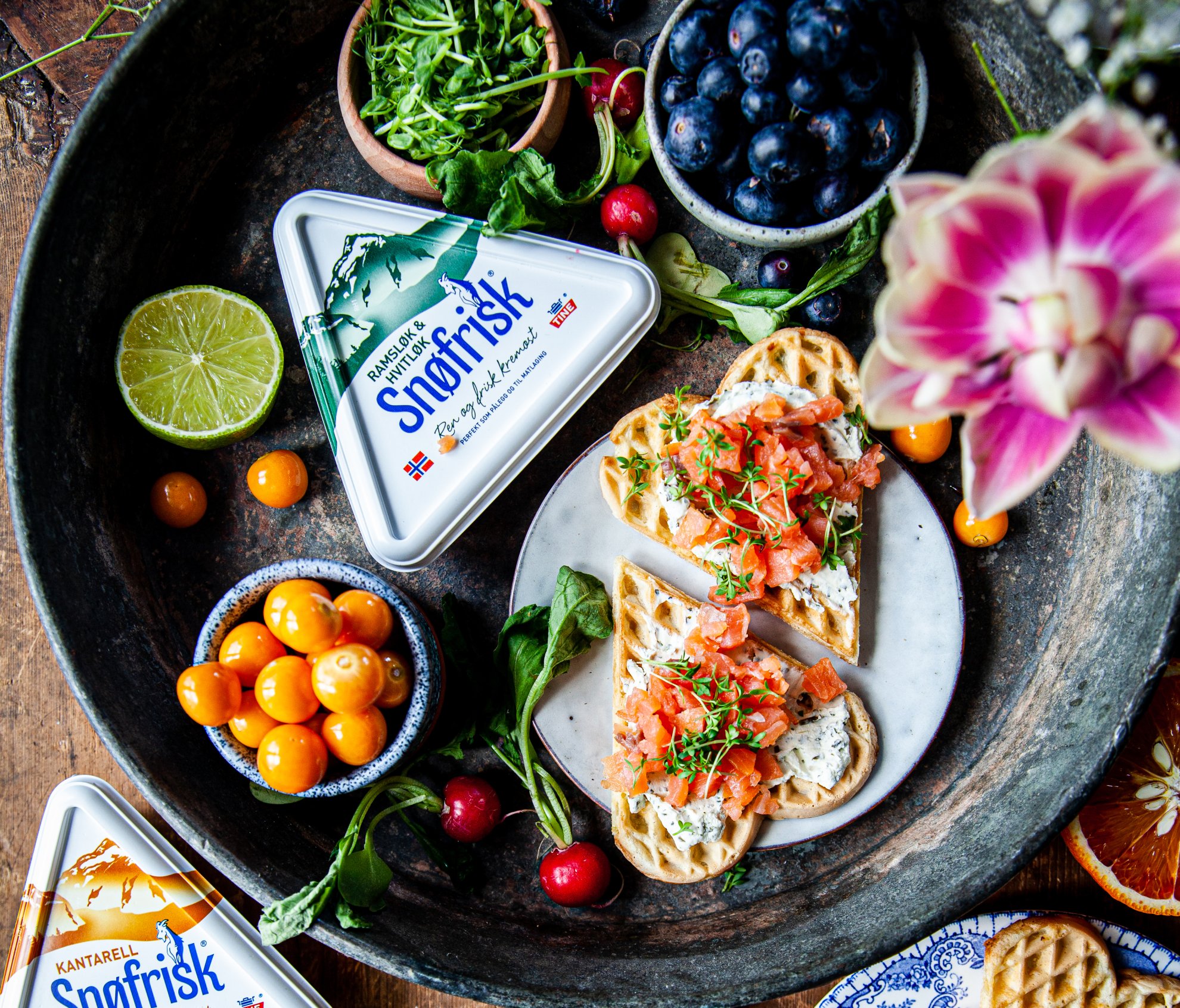 Waffles with Snøfrisk®